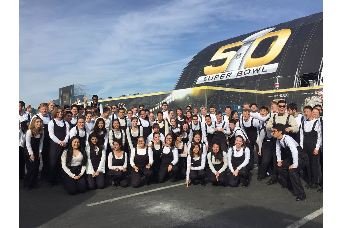 Cal Band in Super Bowl 50 - Halftime Magazine