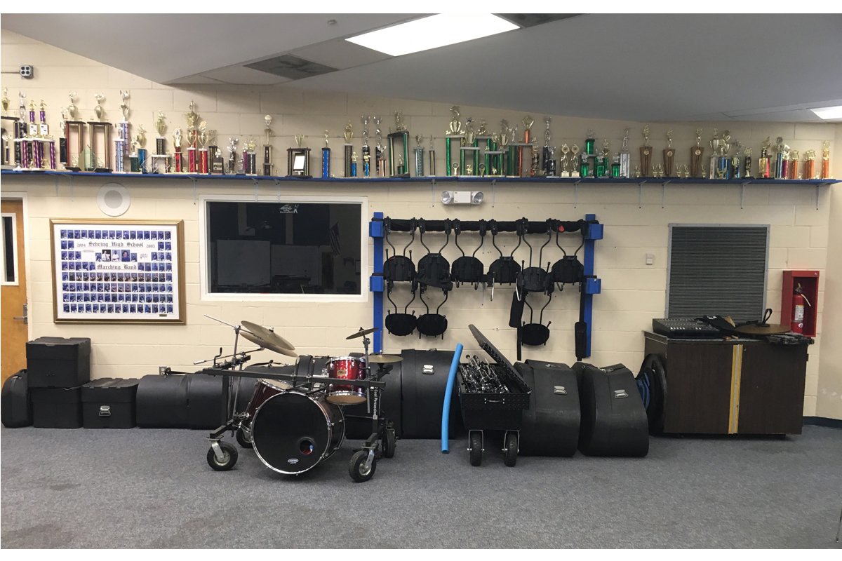 Halftime Magazine—Band Room Makeover Makes the Most of Space